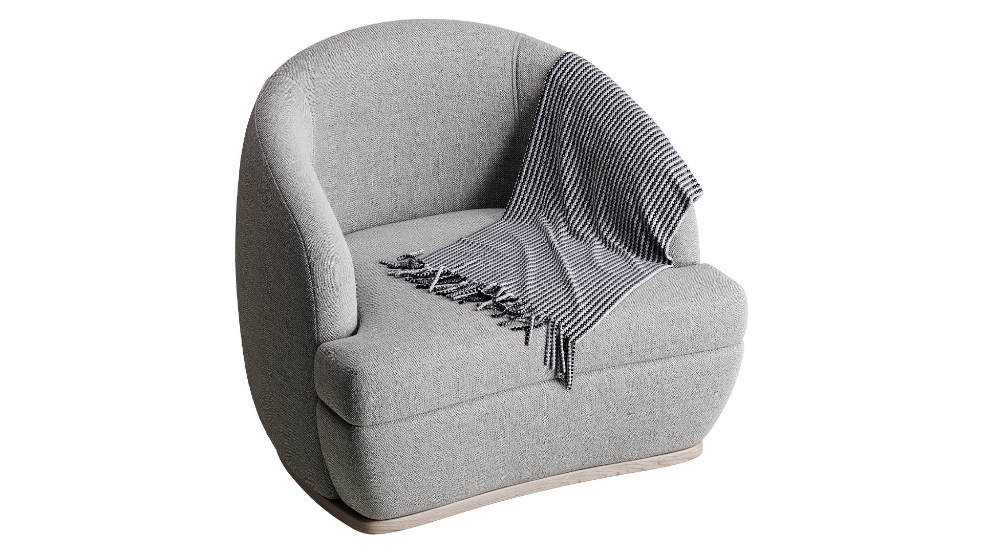 Sandie Swivel Chair 3D Model - TurboSquid 2405366