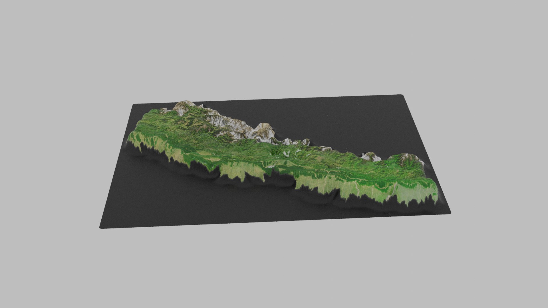 Nepal Map Country 3D model - TurboSquid 2076277