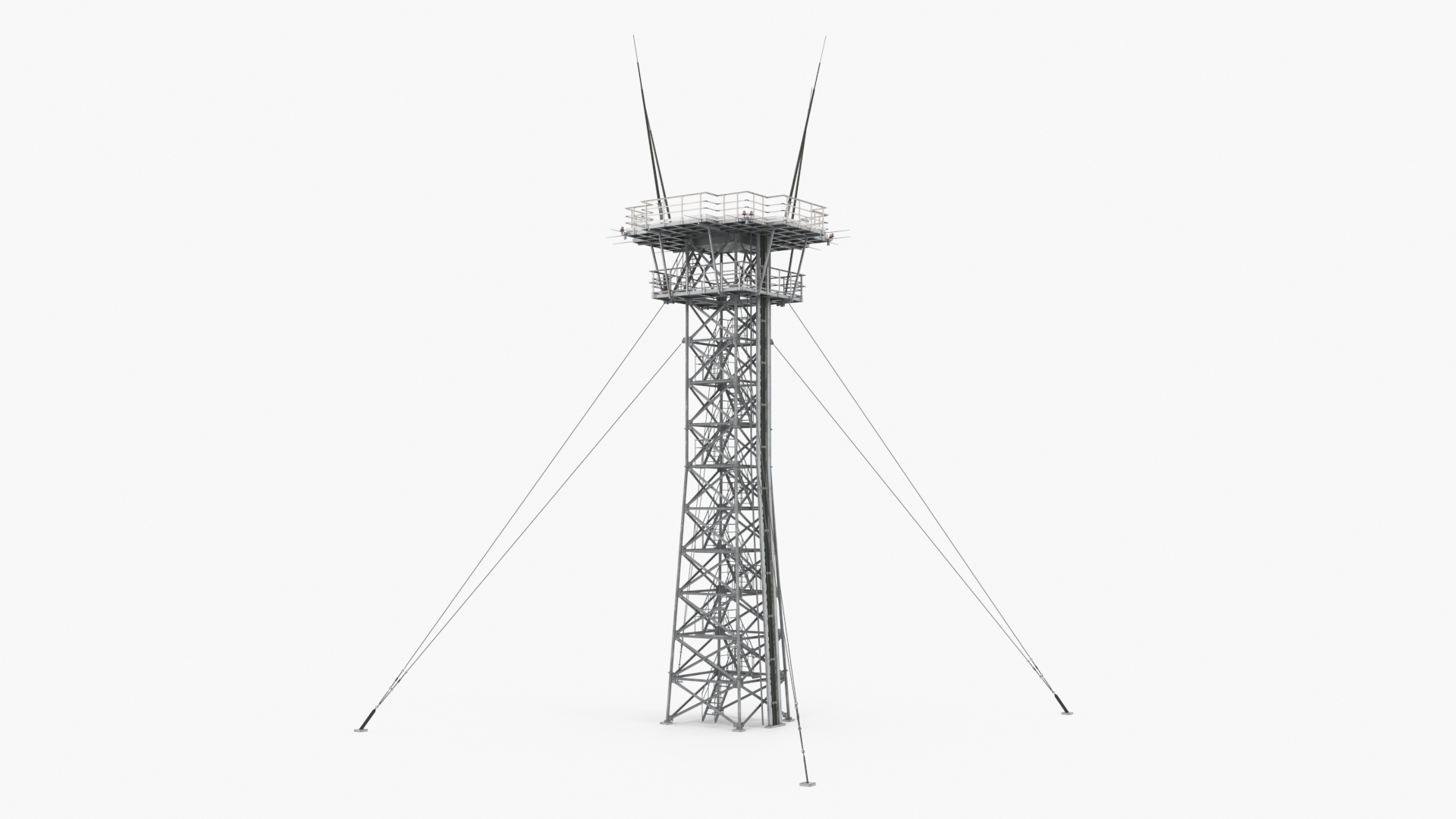 Radar Tower 3D - TurboSquid 2282325