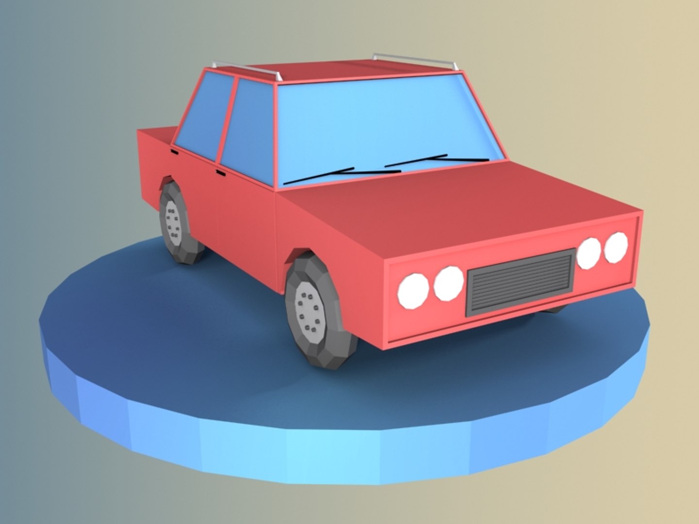 3d car