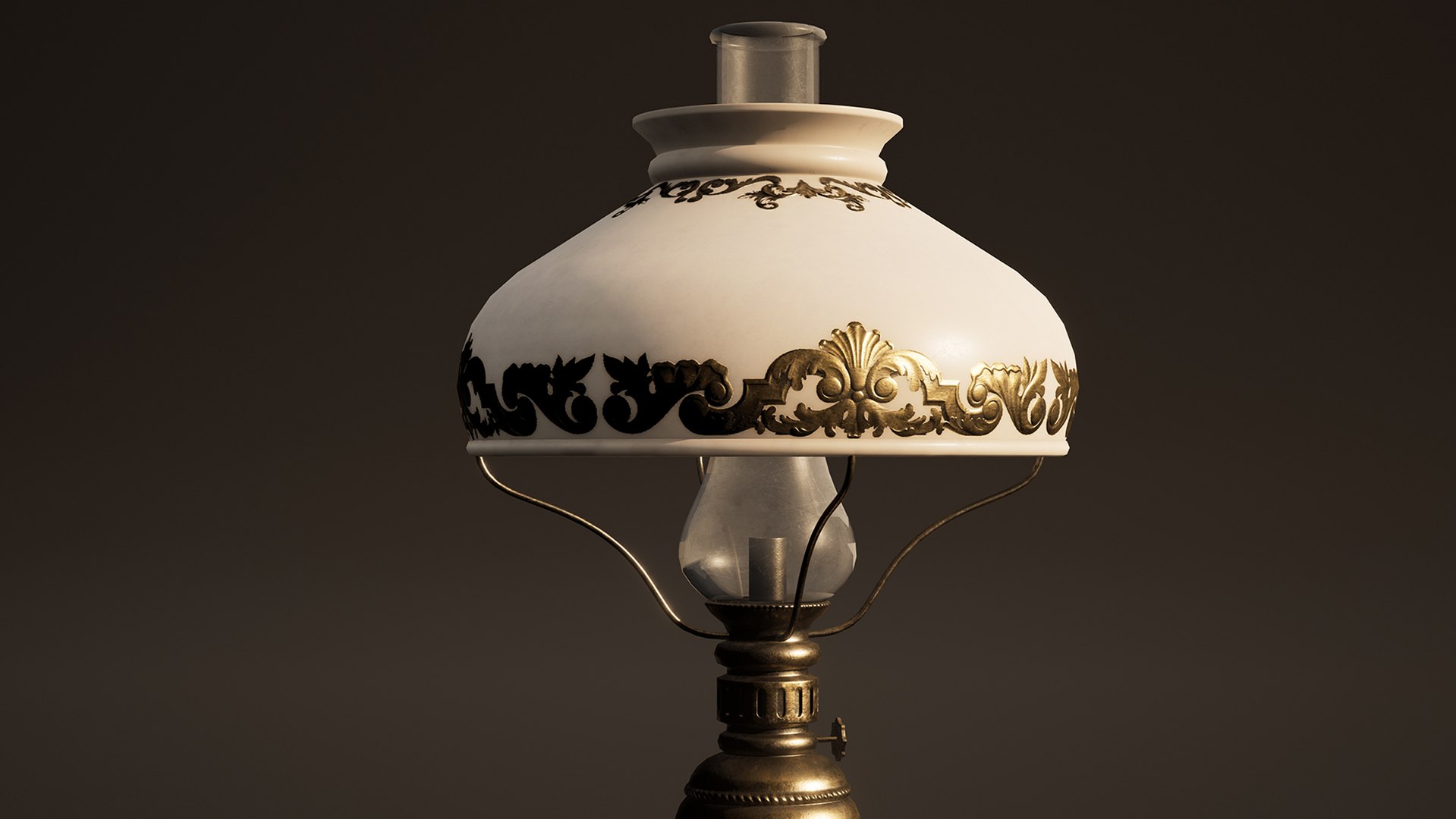 Gas Lamp Model - TurboSquid 1686327