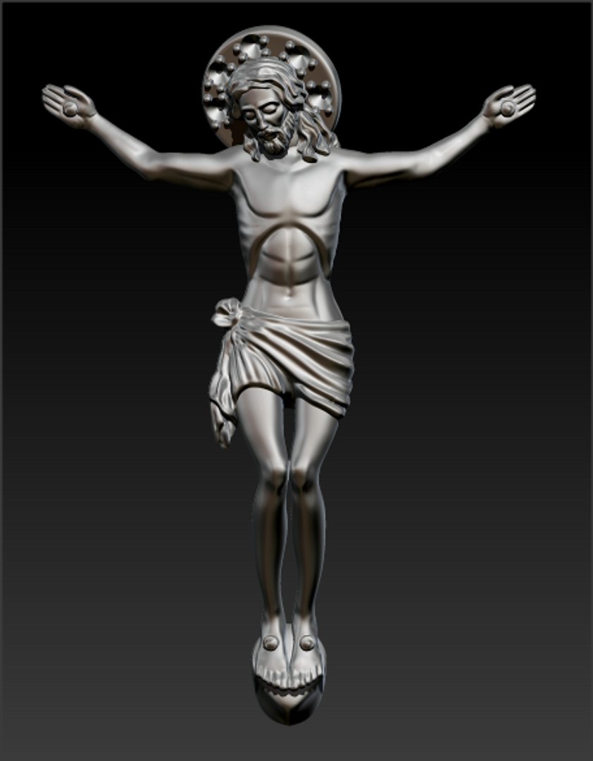 jesus 3d obj