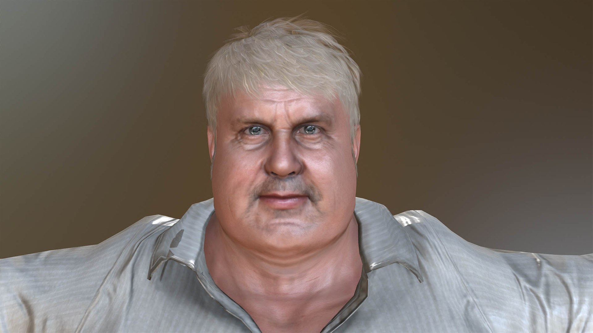 3D Model Elder Fat Man VR AR Low-poly 3d Model - TurboSquid 2062291
