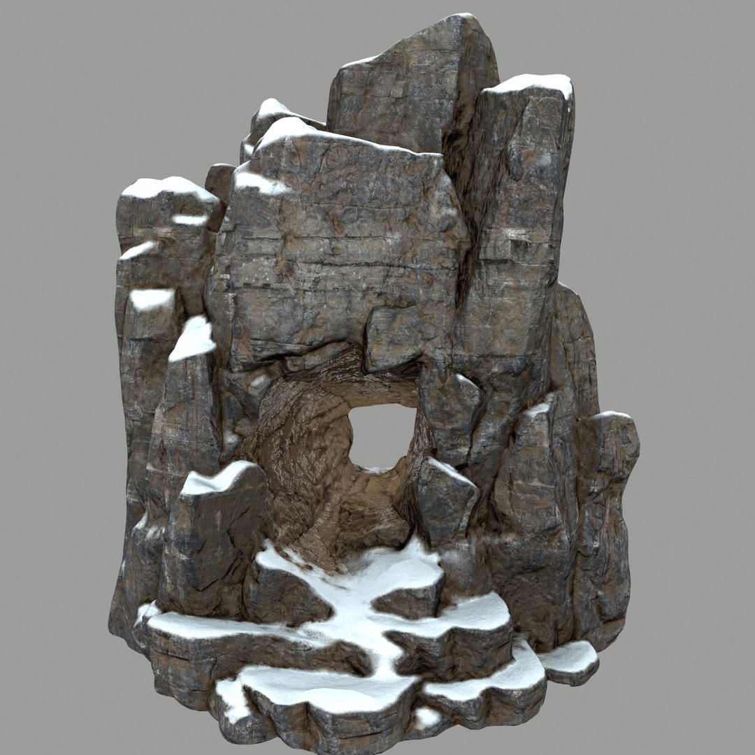 3D Skull Cave Model - TurboSquid 1345040