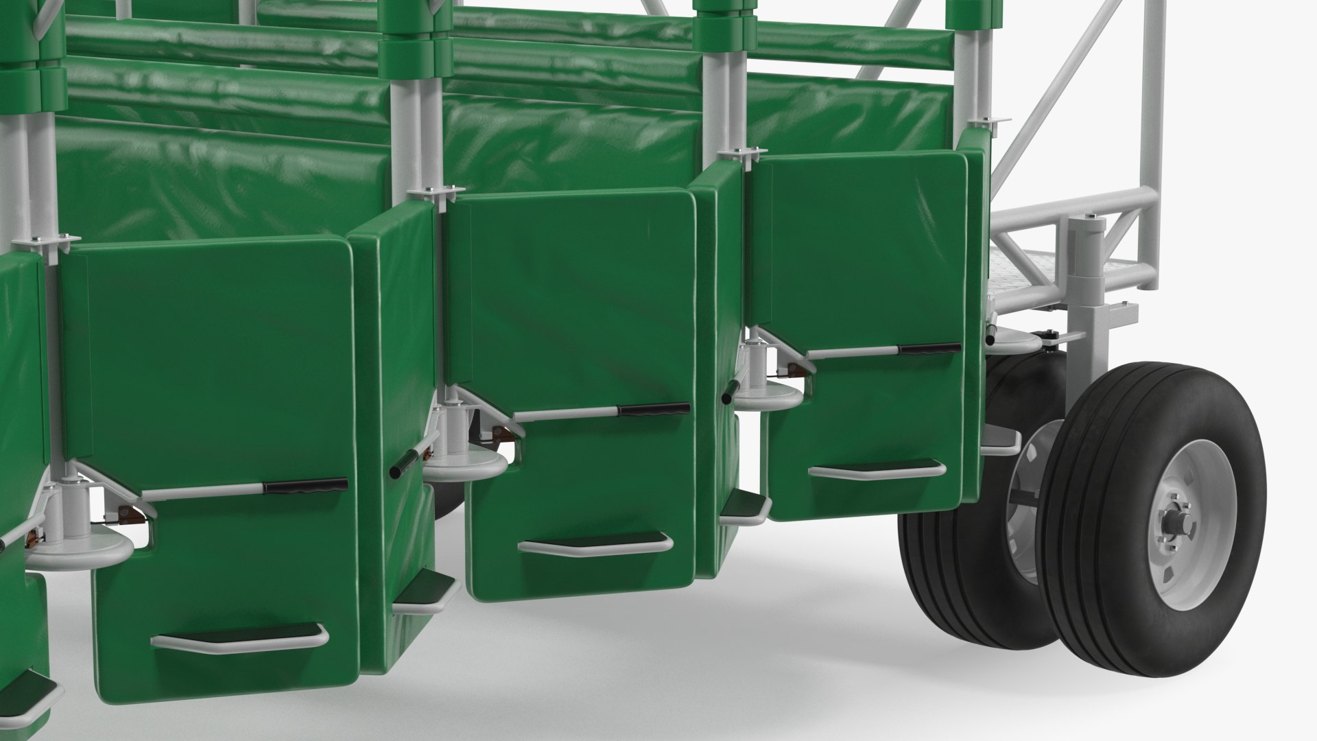 6 Horse Starting Stalls Rigged for Maya model - TurboSquid 2052257