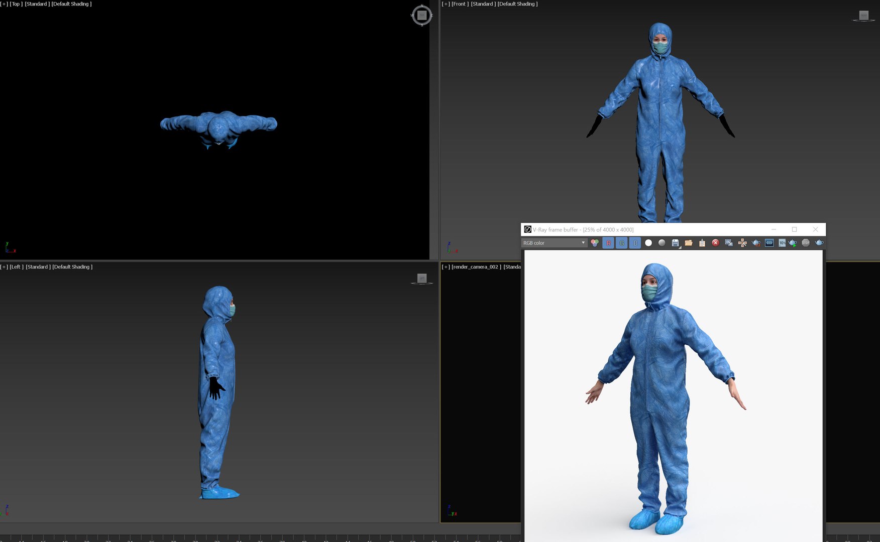 Female Full Protection 3D Model - TurboSquid 1950658