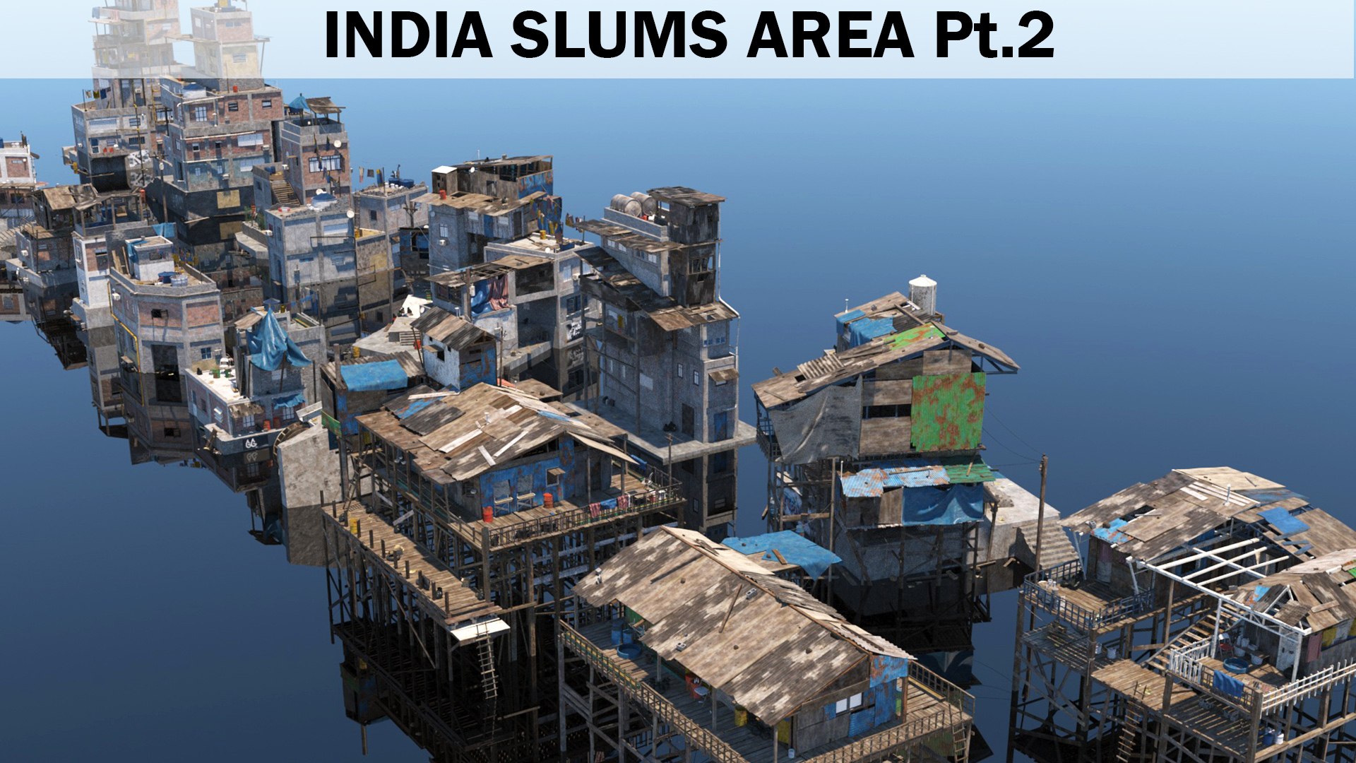 India Slum Area 2 3D - TurboSquid 2251770