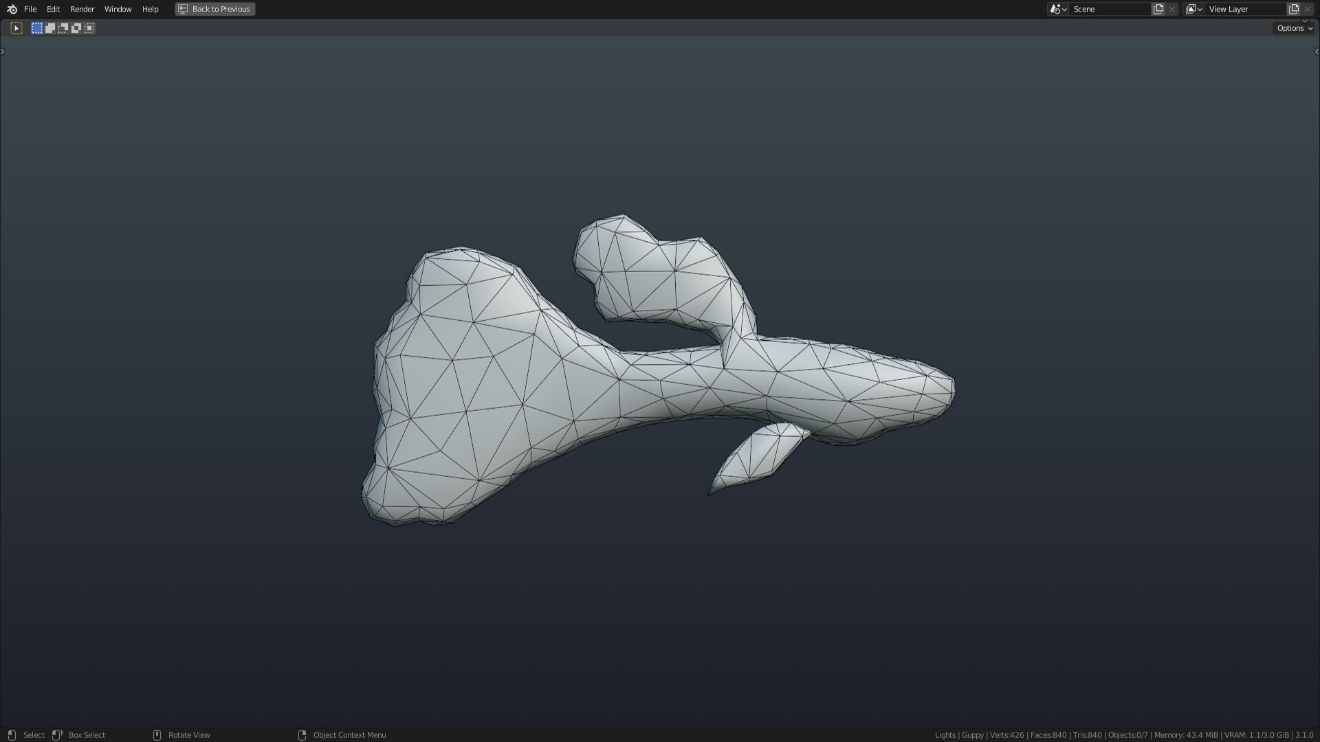 3D Low Poly Guppy Rigged With Realistic Texture Model - TurboSquid 1876046