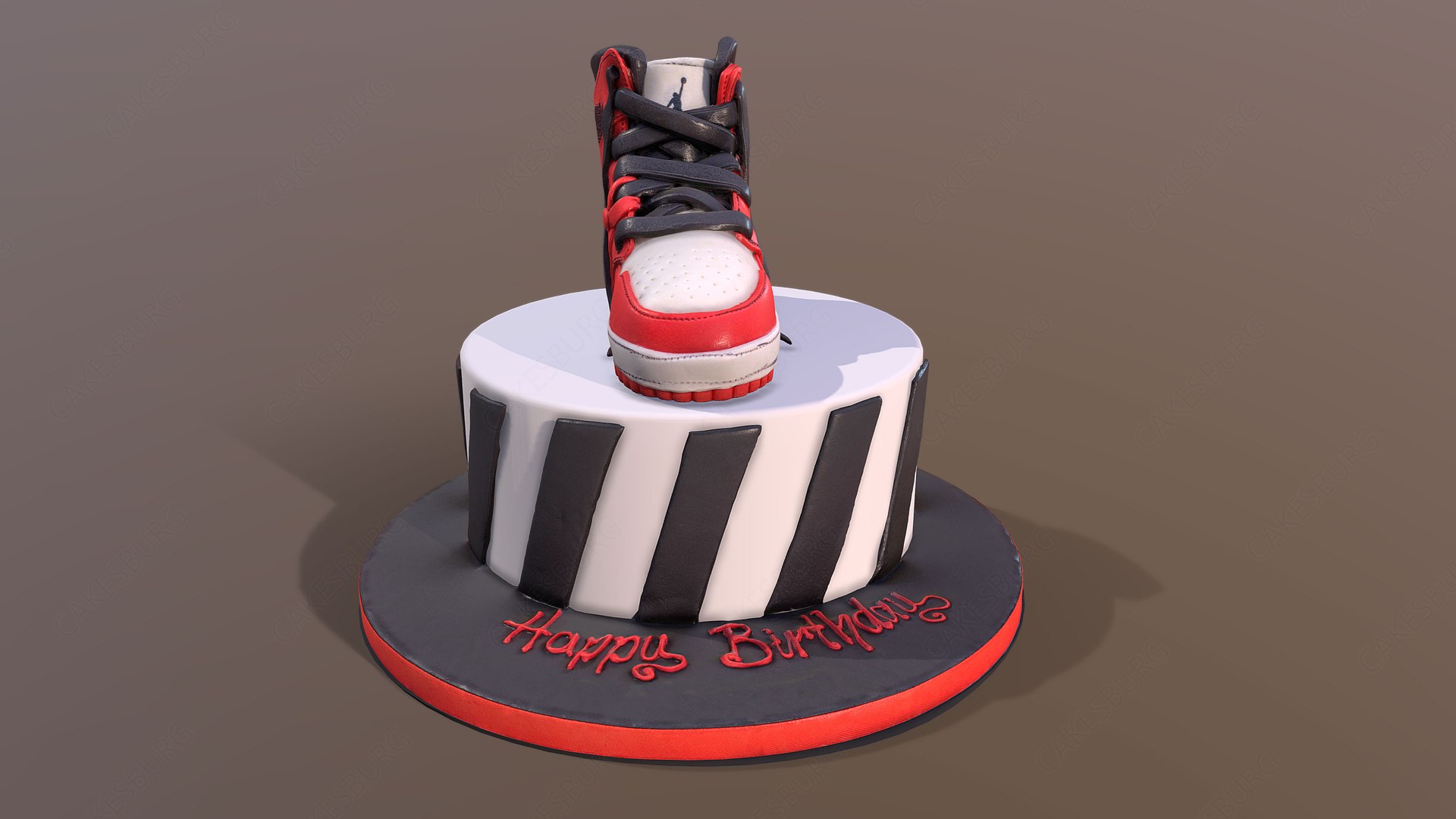 Sneakers Shoe Cake 3D Model - TurboSquid 2057656