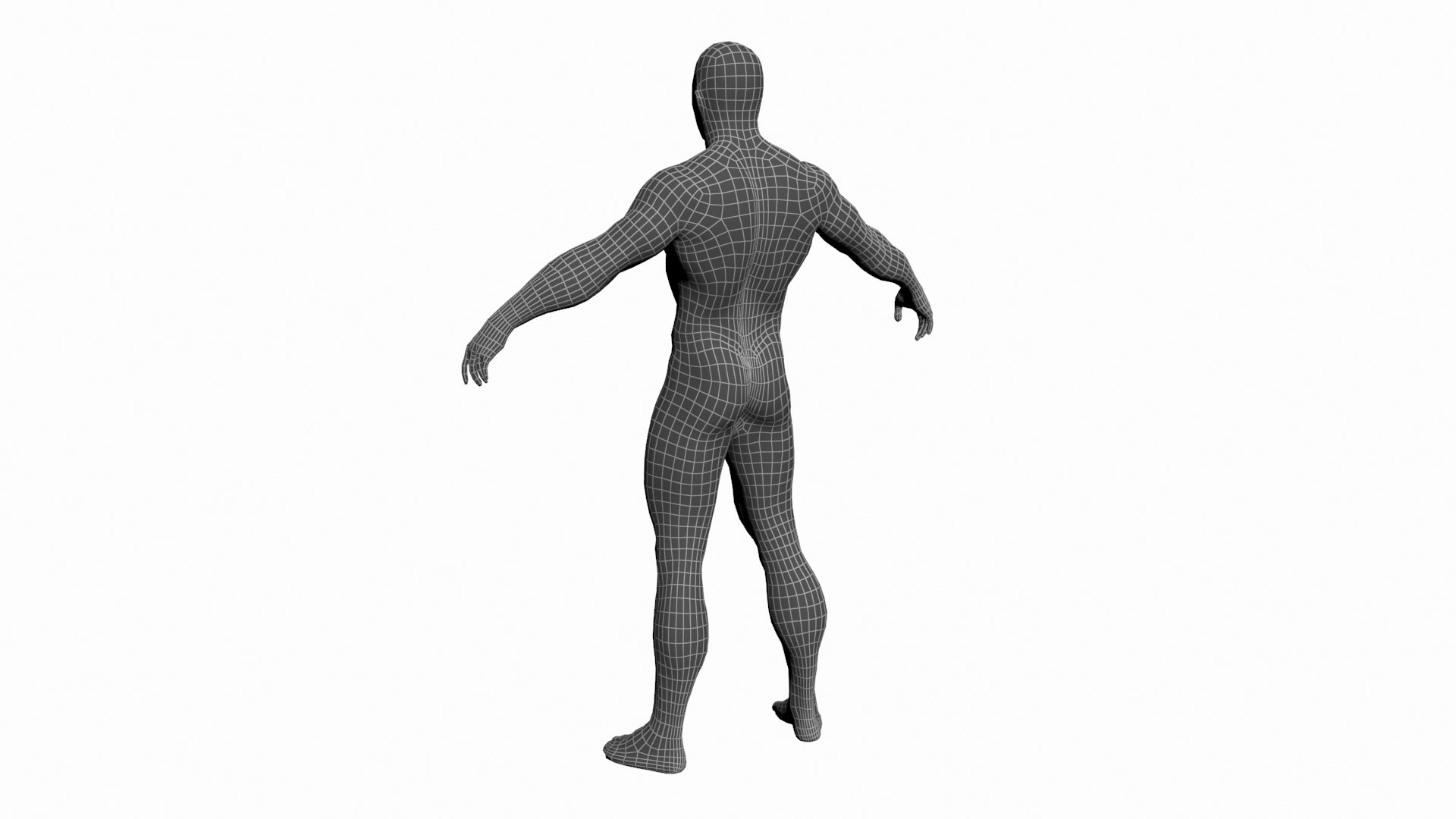 3D Biped Male Base Mesh - TurboSquid 1710179