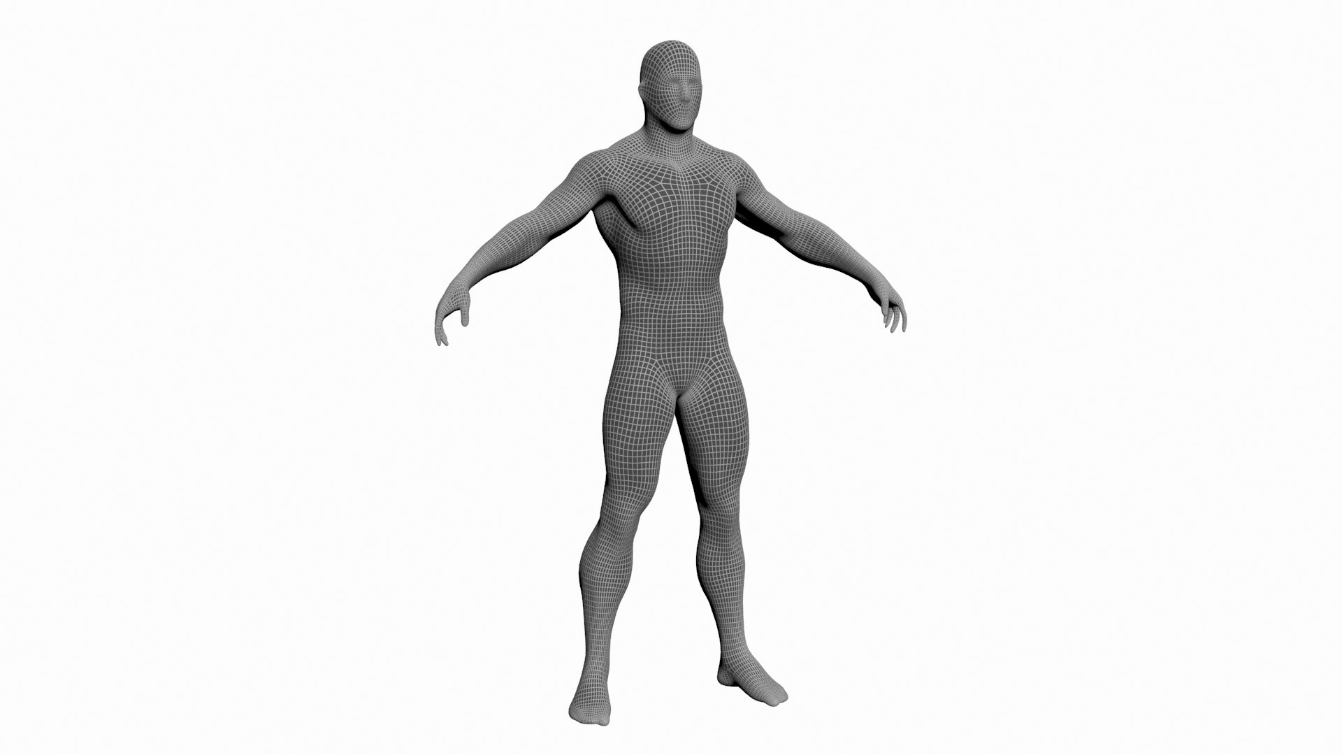 3D Biped Male Base Mesh - TurboSquid 1710179
