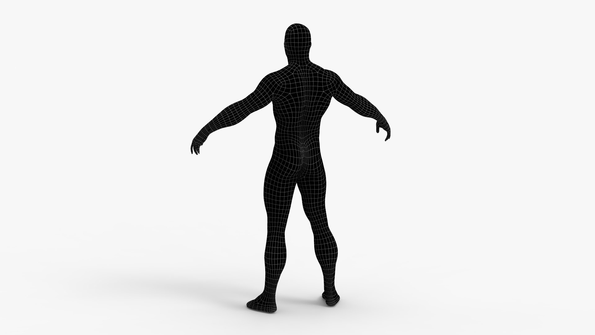 3D Biped Male Base Mesh - TurboSquid 1710179