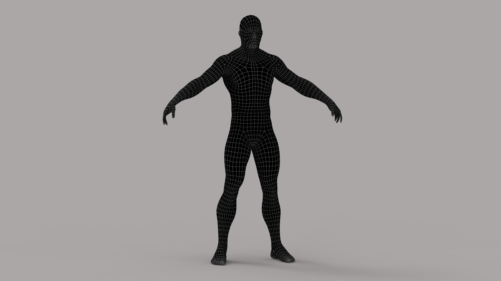 3D Biped Male Base Mesh - TurboSquid 1710179