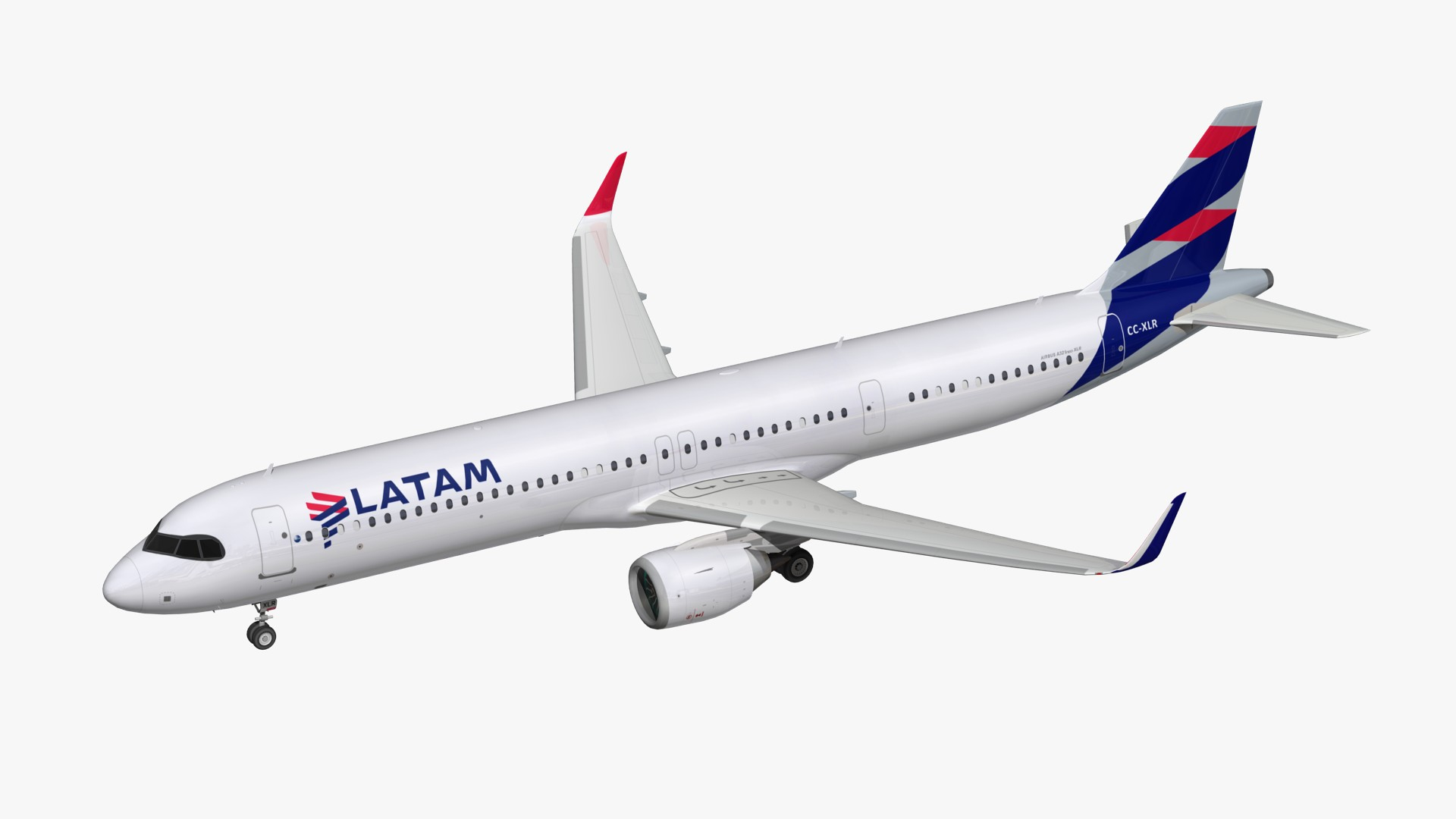 3D A321Neo XLR Latam model - TurboSquid 2108798