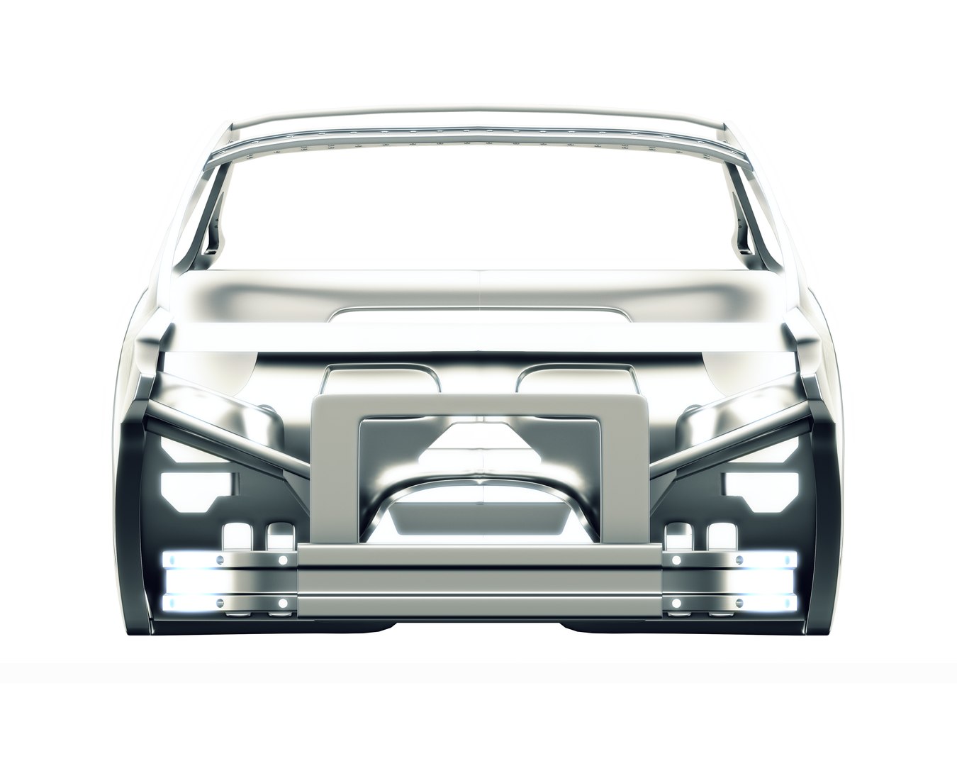 3d car frame model