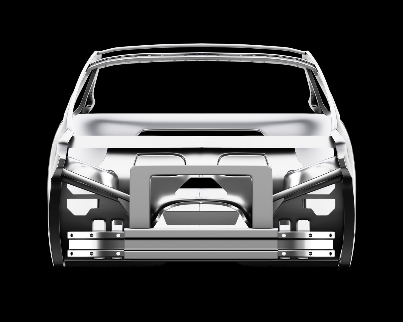 3d car frame model