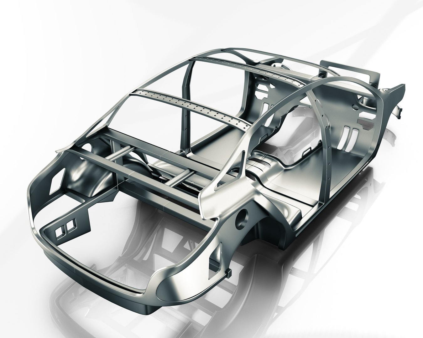 3d car frame model