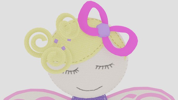 Cute soft toy angel 3D model - TurboSquid 1562474