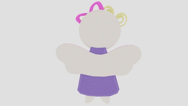 Cute soft toy angel 3D model - TurboSquid 1562474