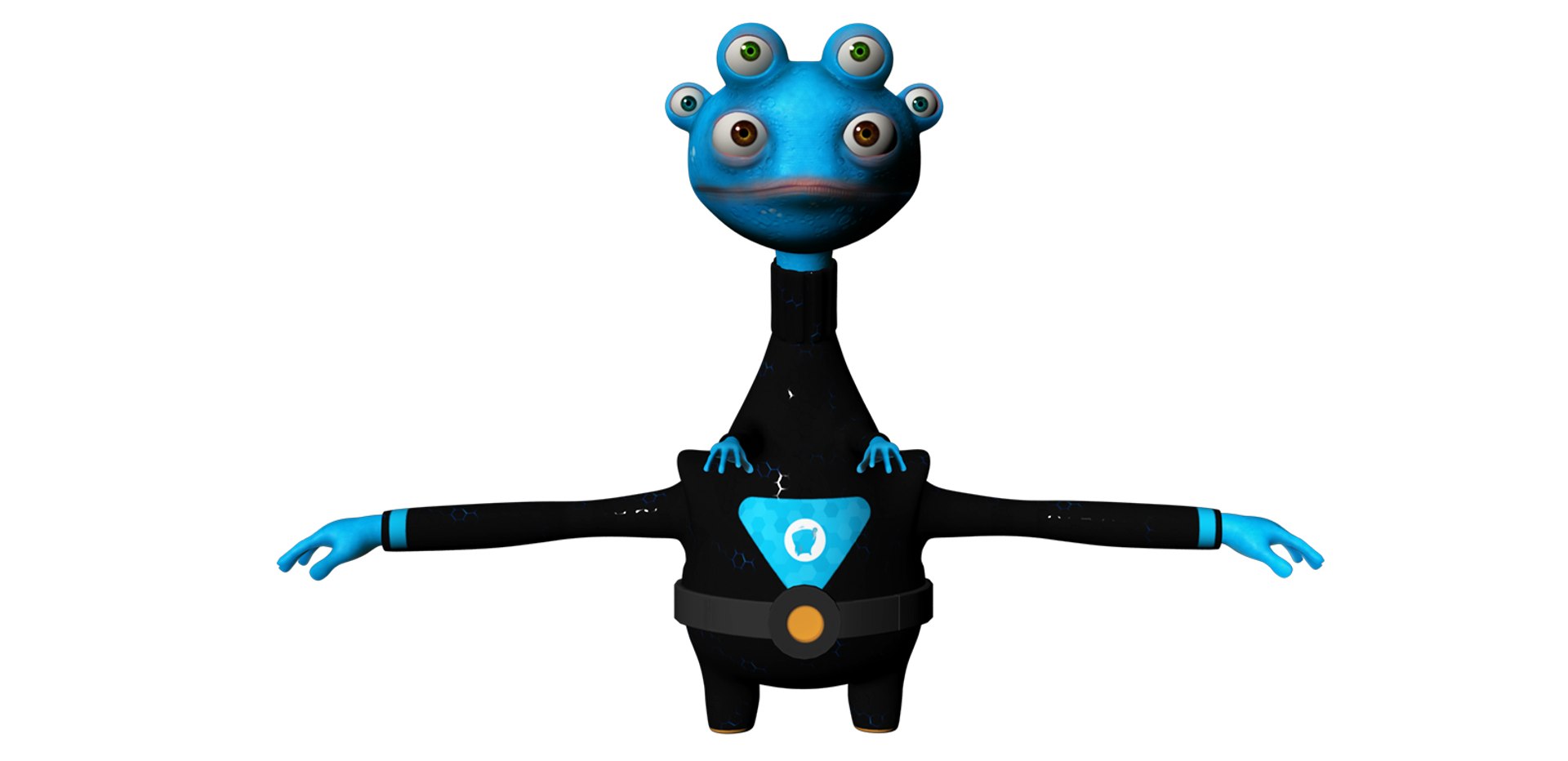 3D Super Rigged Alien Model - TurboSquid 1305259