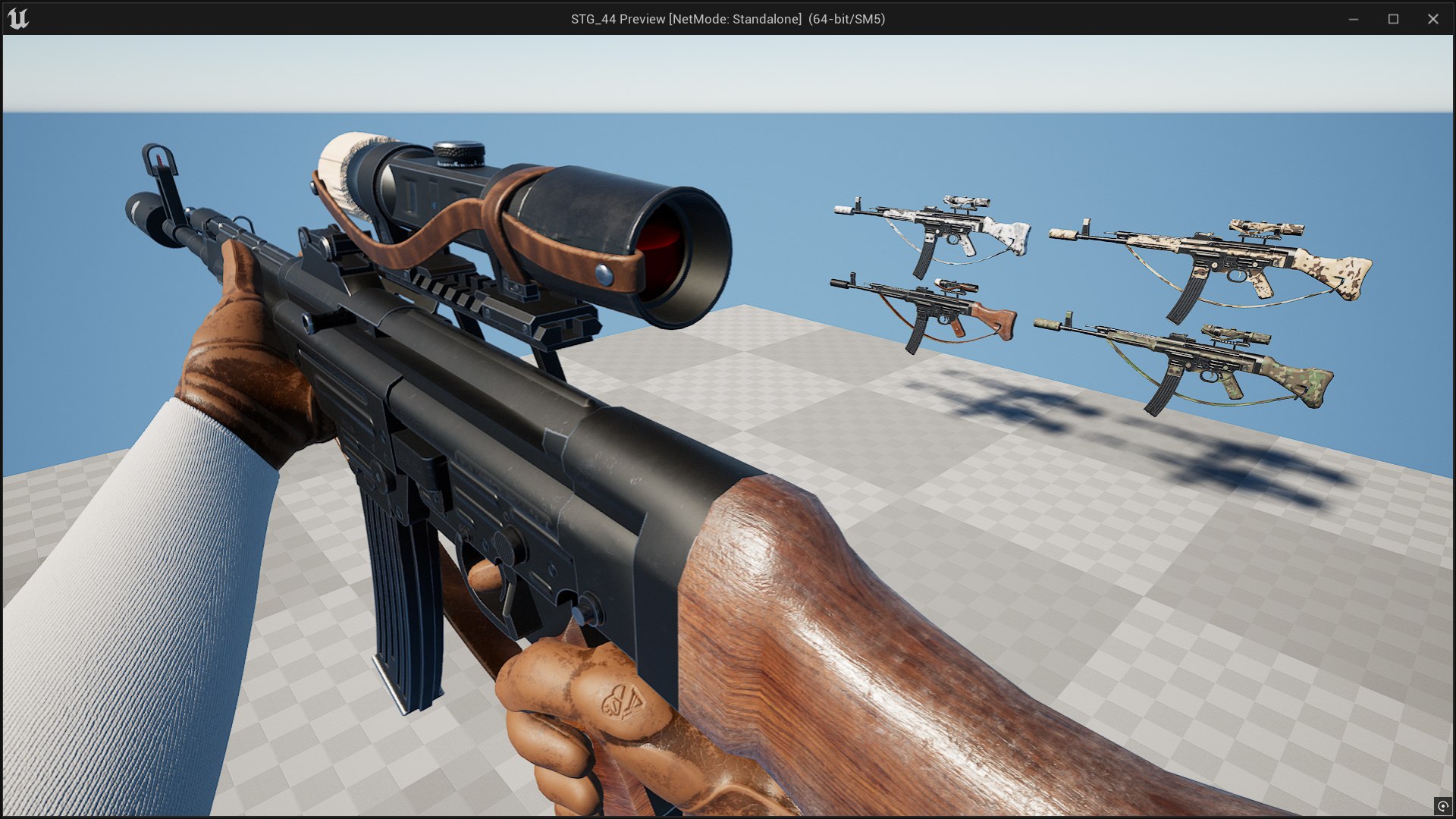STG 44 Weapon Fps-Tps 3D - TurboSquid 2406346