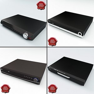 3D DVD Player Models - Browse & Download Formats - TurboSquid