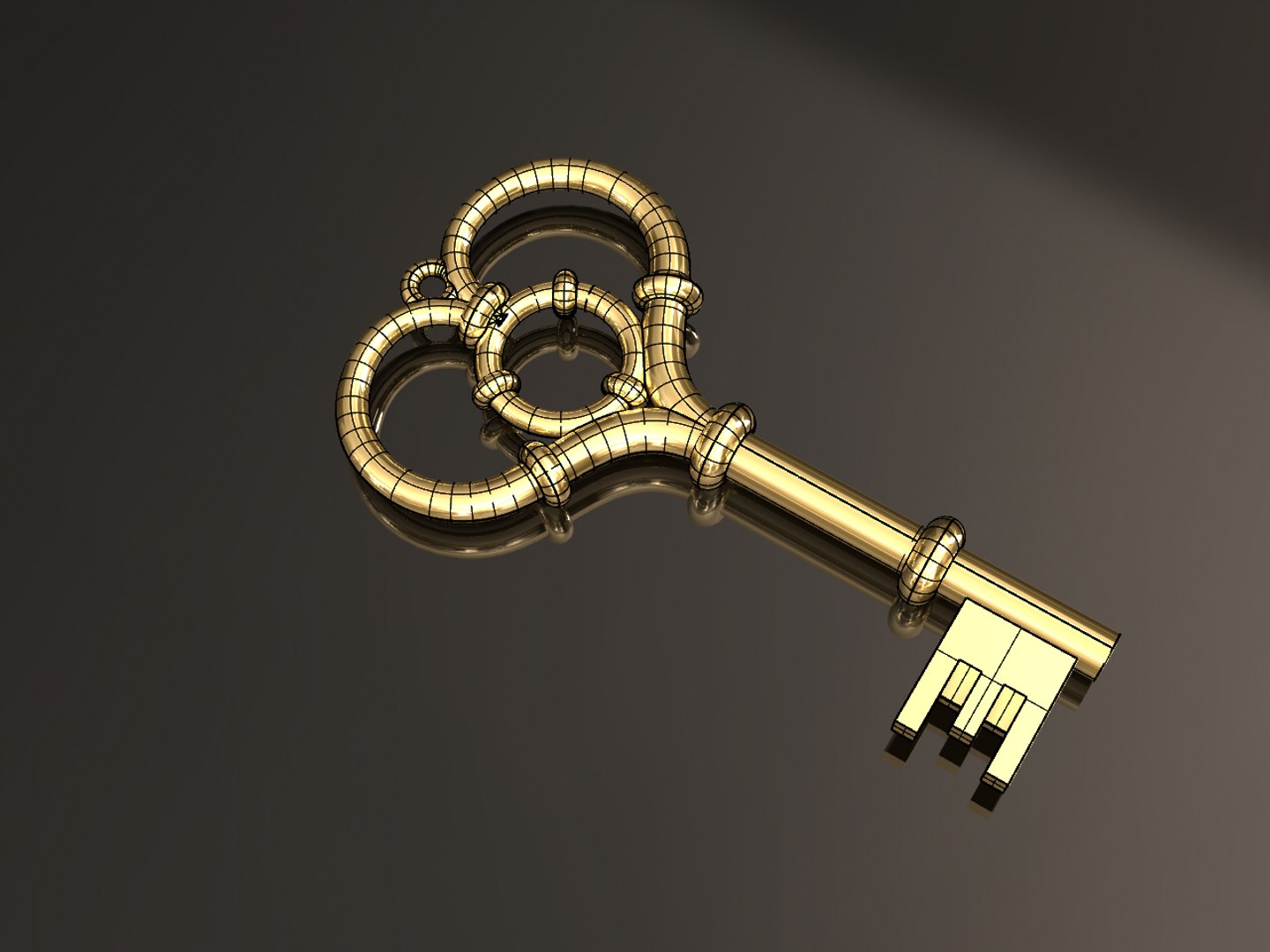 Heart Key 3D Model - TurboSquid 1490923