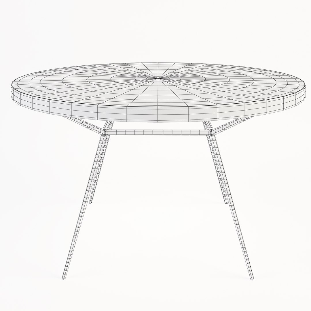 Coco Dining Table Chair 3D Model - TurboSquid 1331265