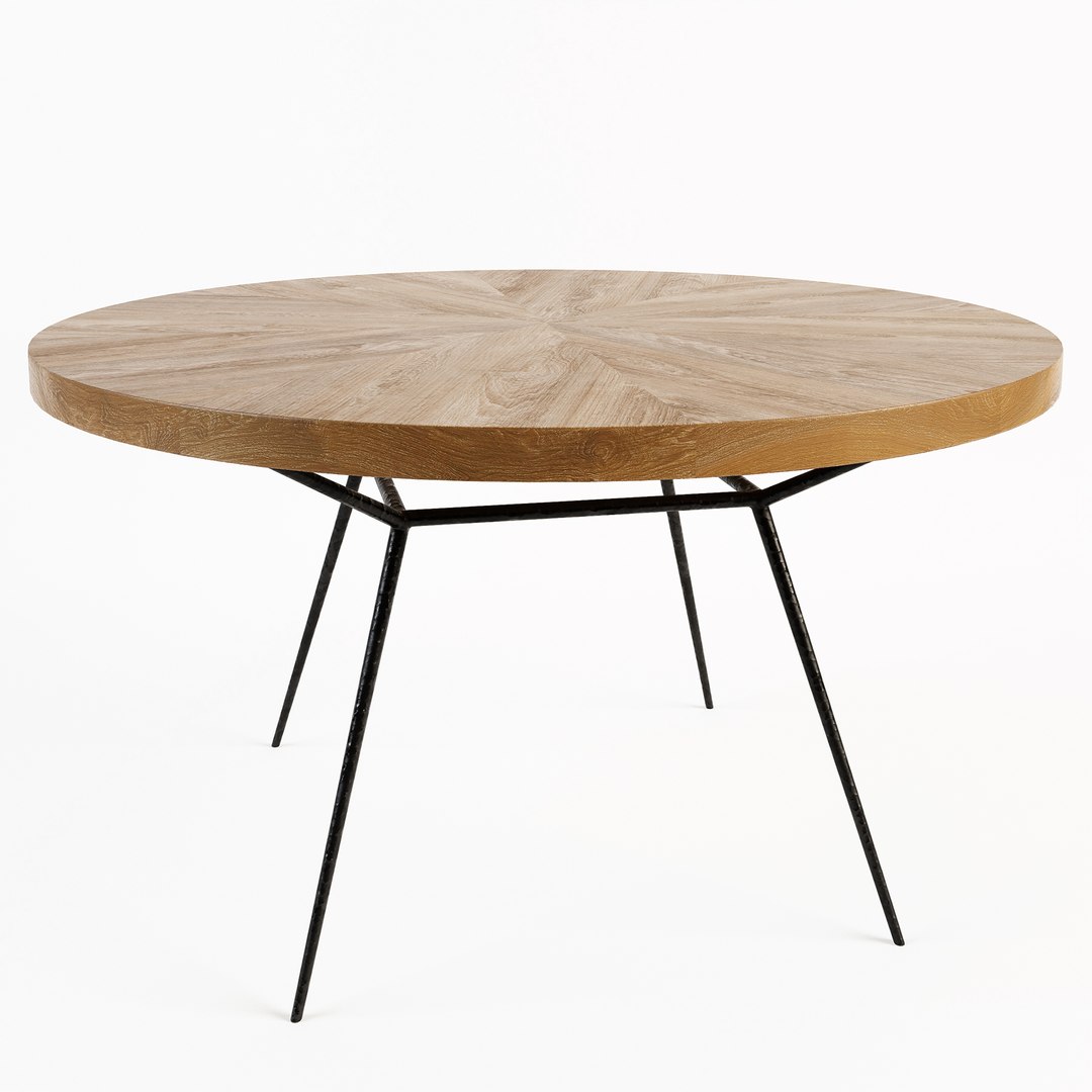 Coco Dining Table Chair 3D Model - TurboSquid 1331265