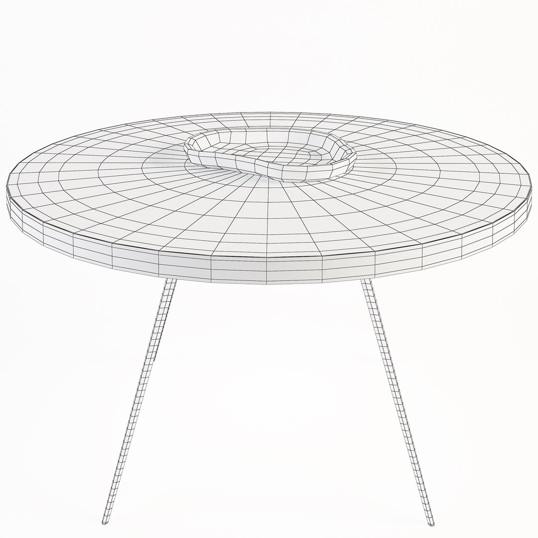 Coco Dining Table Chair 3D Model - TurboSquid 1331265