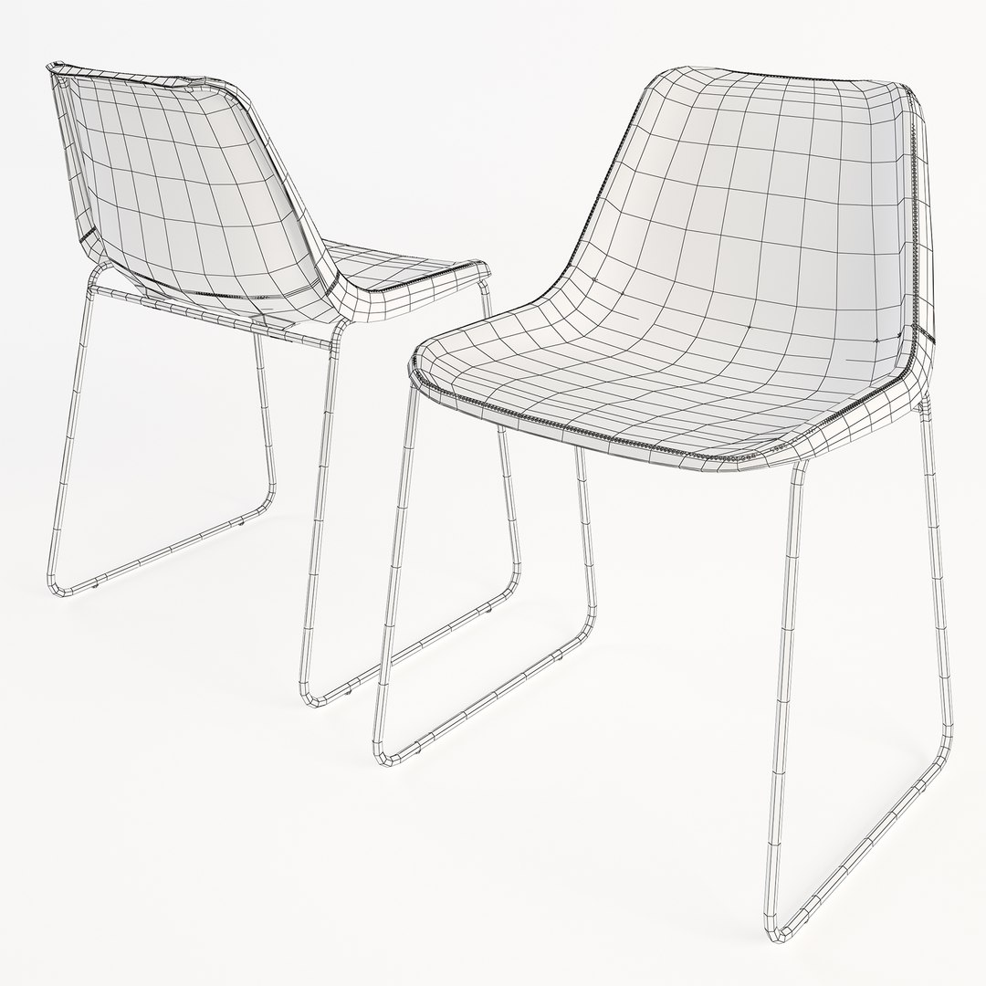 Coco Dining Table Chair 3D Model - TurboSquid 1331265