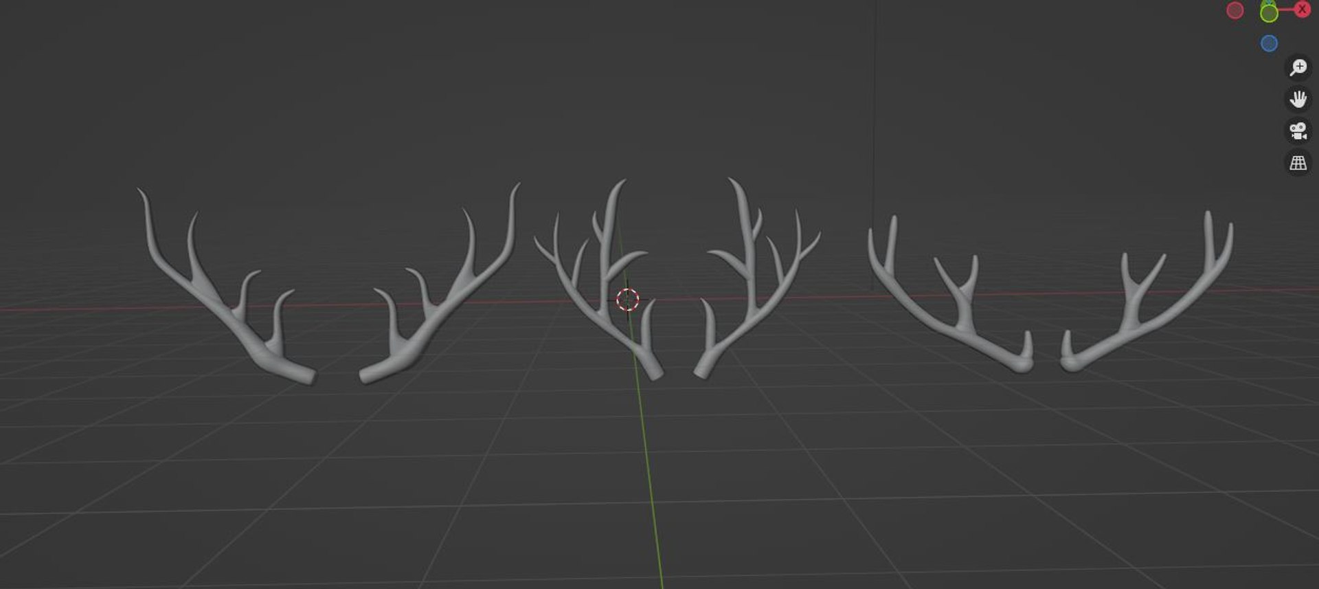 3D Deer Antler 3D Model Model - TurboSquid 2336334