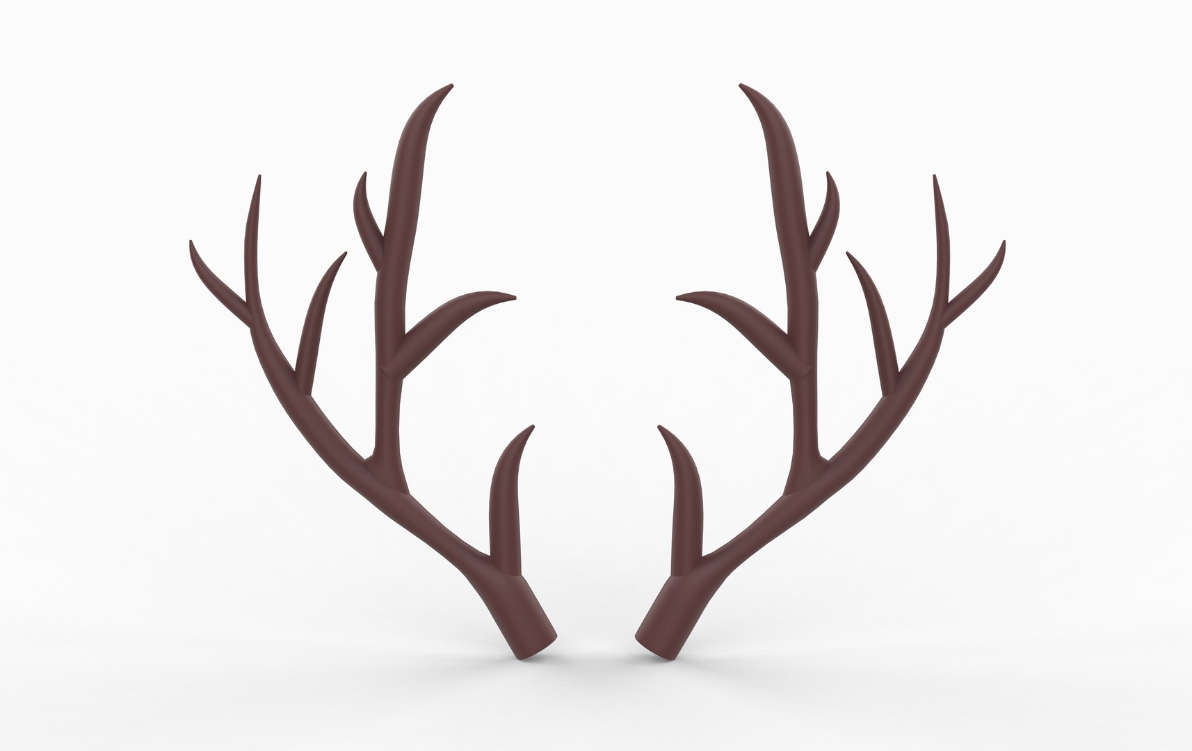 3D Deer Antler 3D Model Model - TurboSquid 2336334