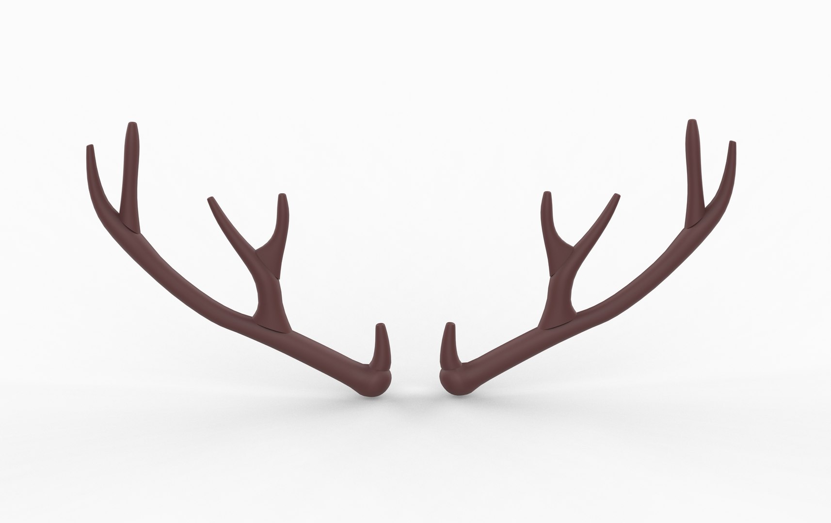 3D Deer Antler 3D Model Model - TurboSquid 2336334