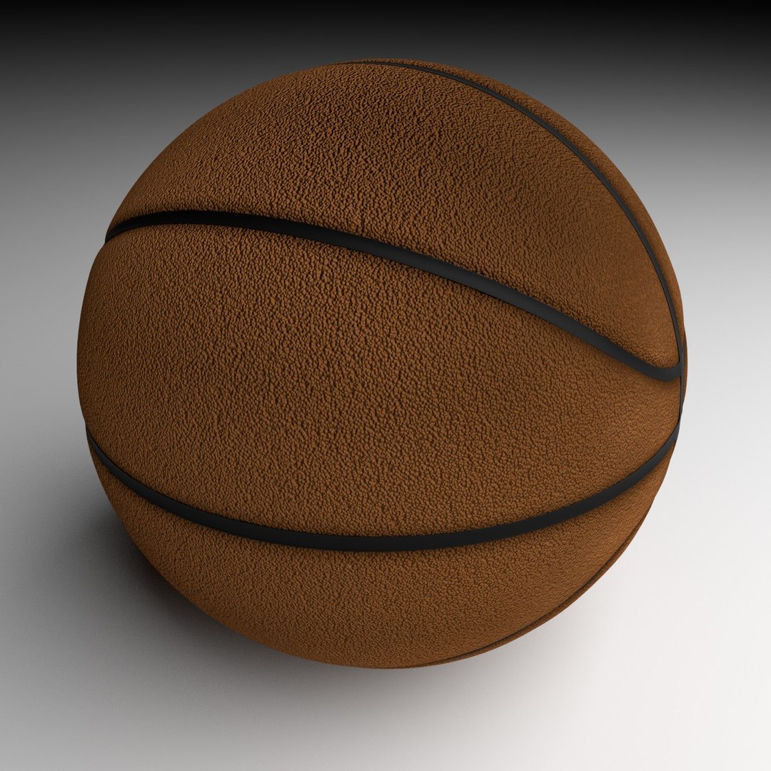 simple basketball 3d model