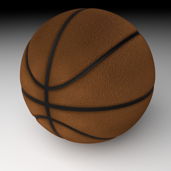 simple basketball 3d model