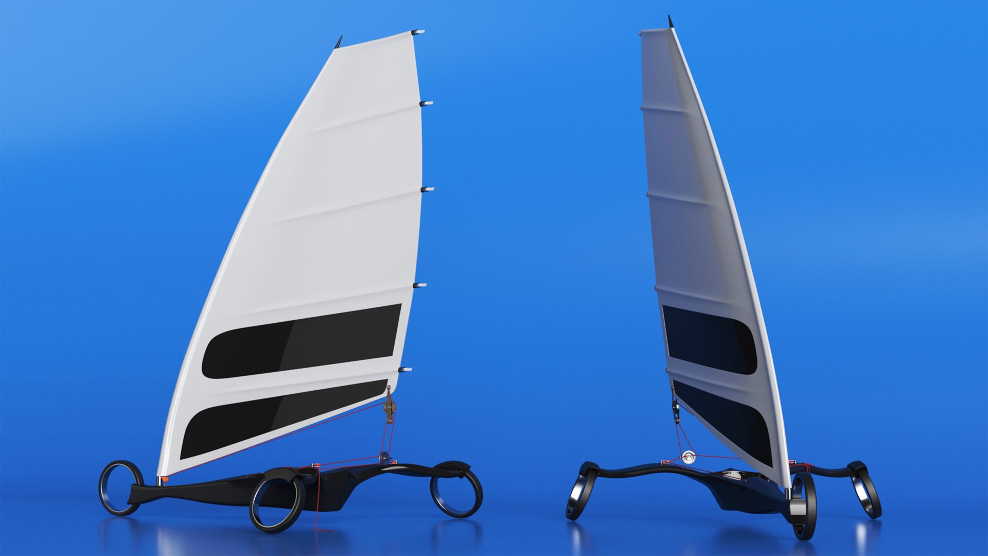 3D Model Designer Land Sand Yacht Albatros - TurboSquid 2223973