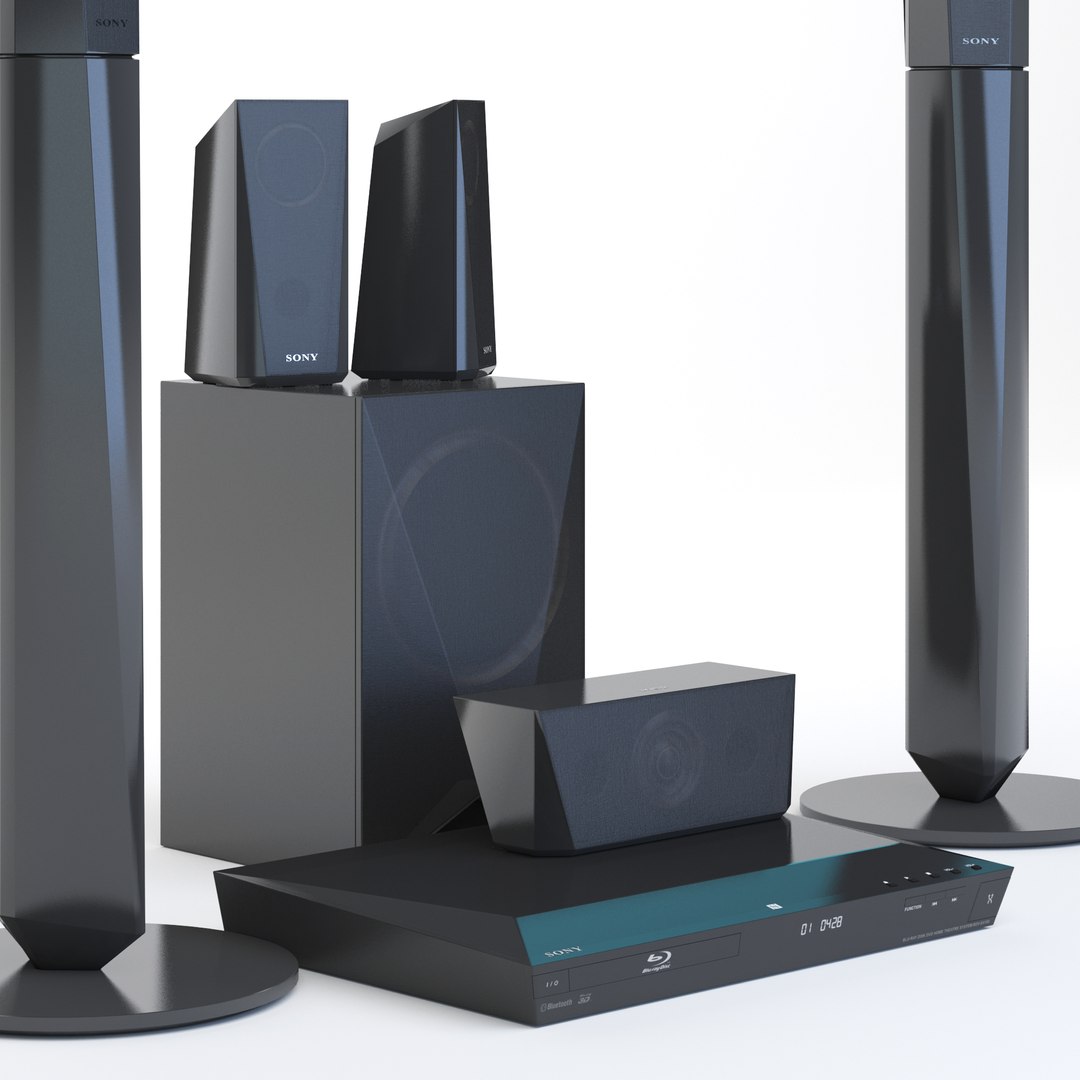 3D Model Home Theater Sony Bdv-e4100 - TurboSquid 1325641