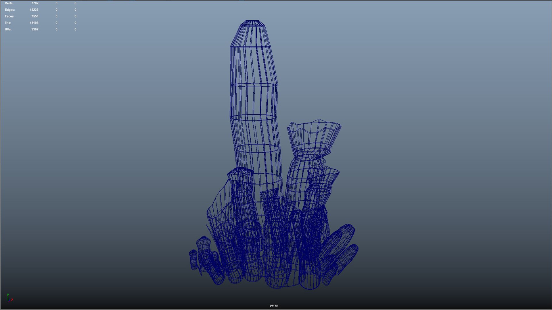 3D Model Enlargement Of Collar Cells Sponges - TurboSquid 2210574