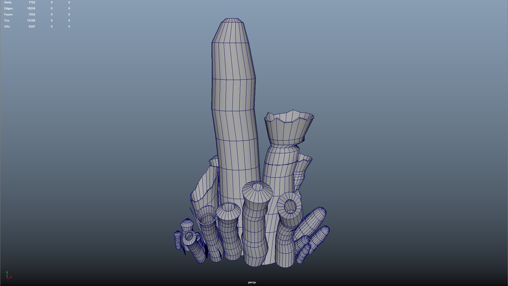 3D Model Enlargement Of Collar Cells Sponges - TurboSquid 2210574