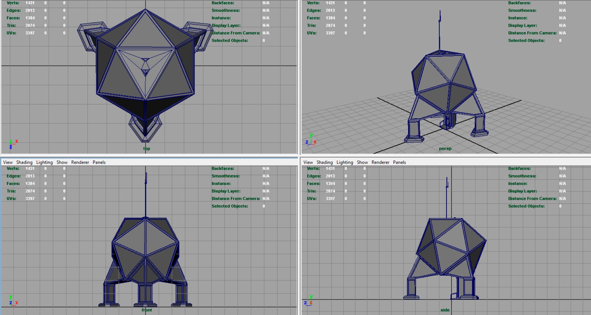 Sci-fi Colony Building Model - TurboSquid 1378135