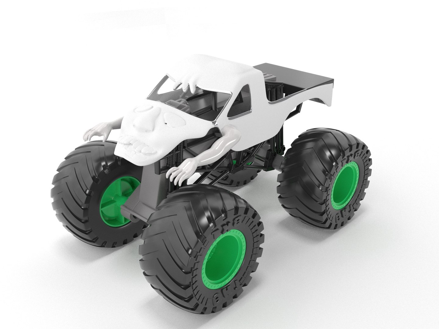 Mad Wheels Monstertruck 3D - TurboSquid 2247042
