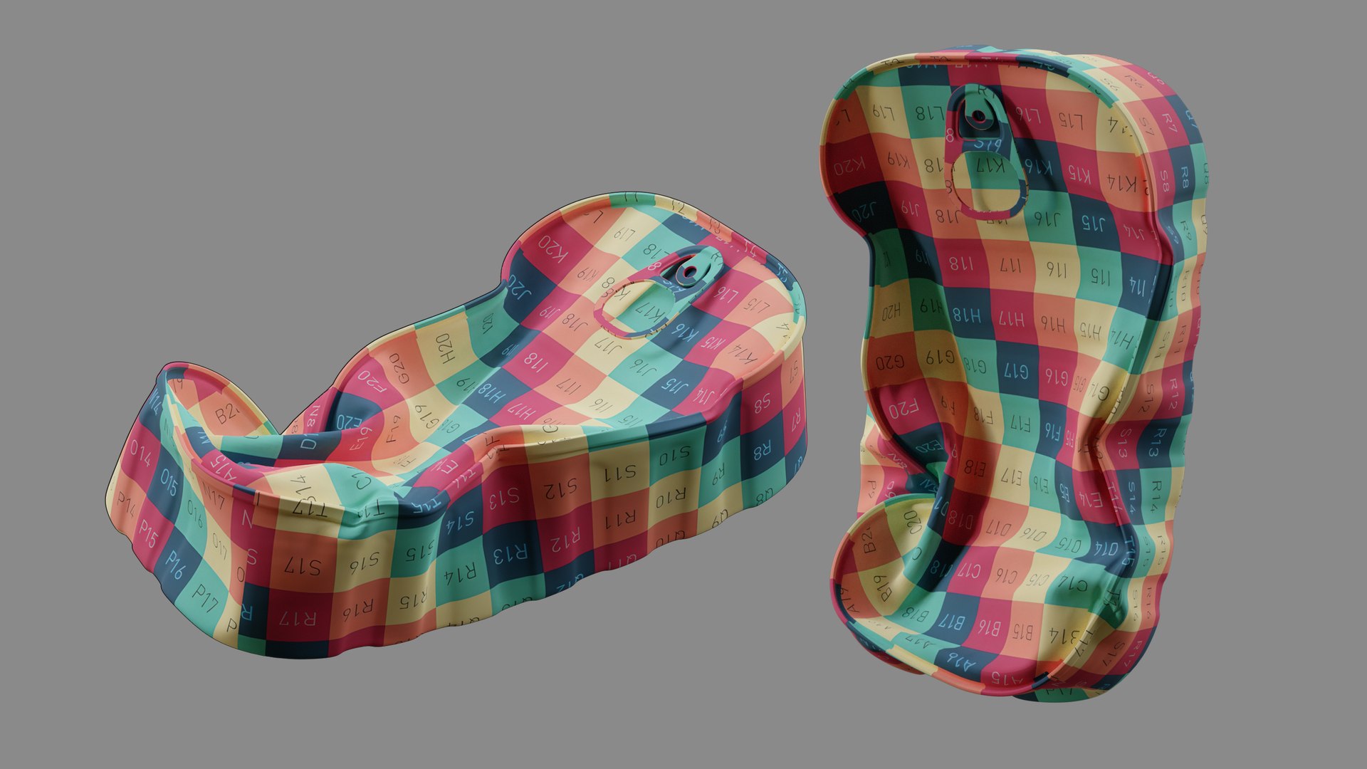 Crushed Fish Can 03 3D Model - TurboSquid 2422172