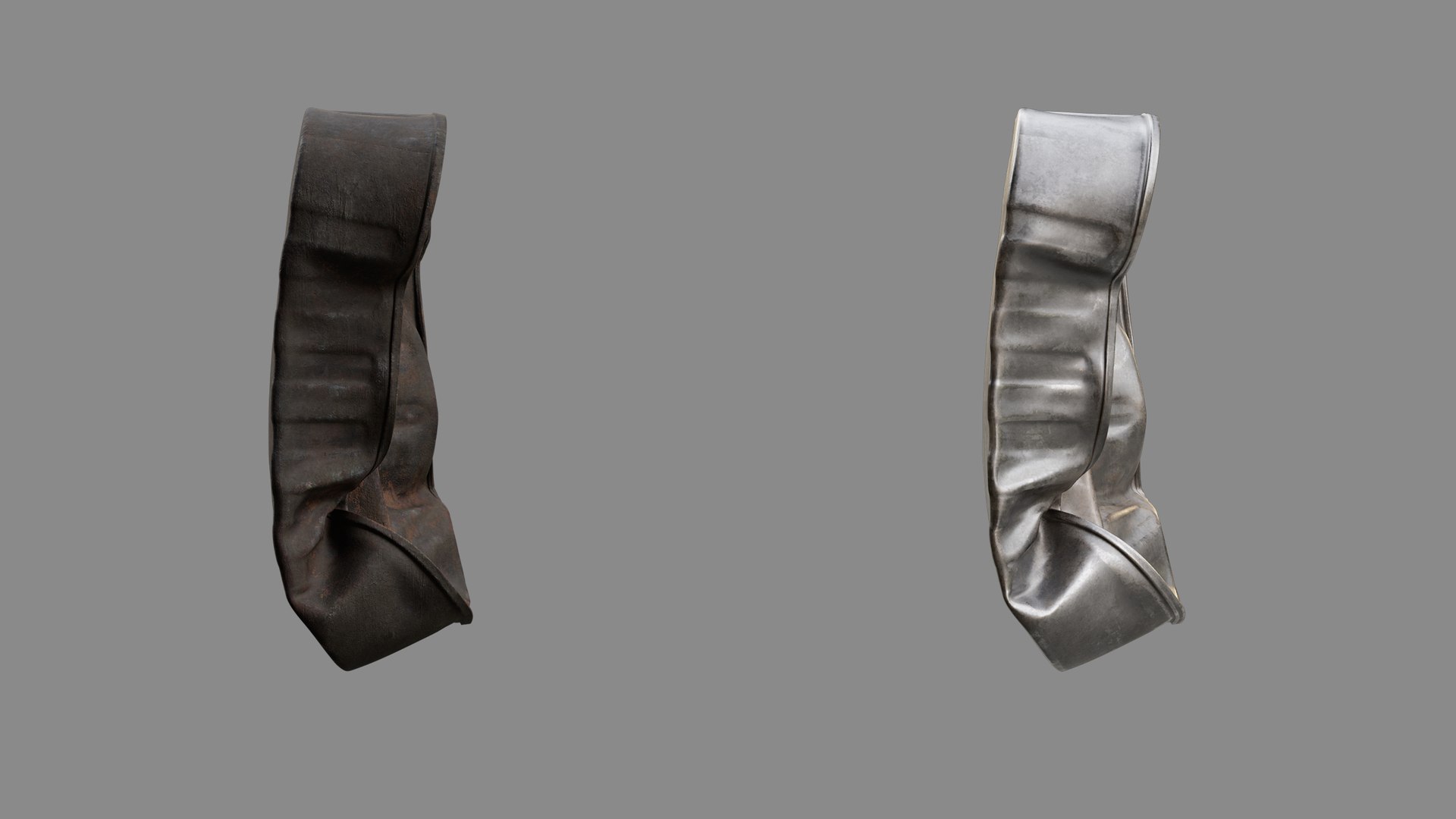 Crushed Fish Can 03 3D Model - TurboSquid 2422172