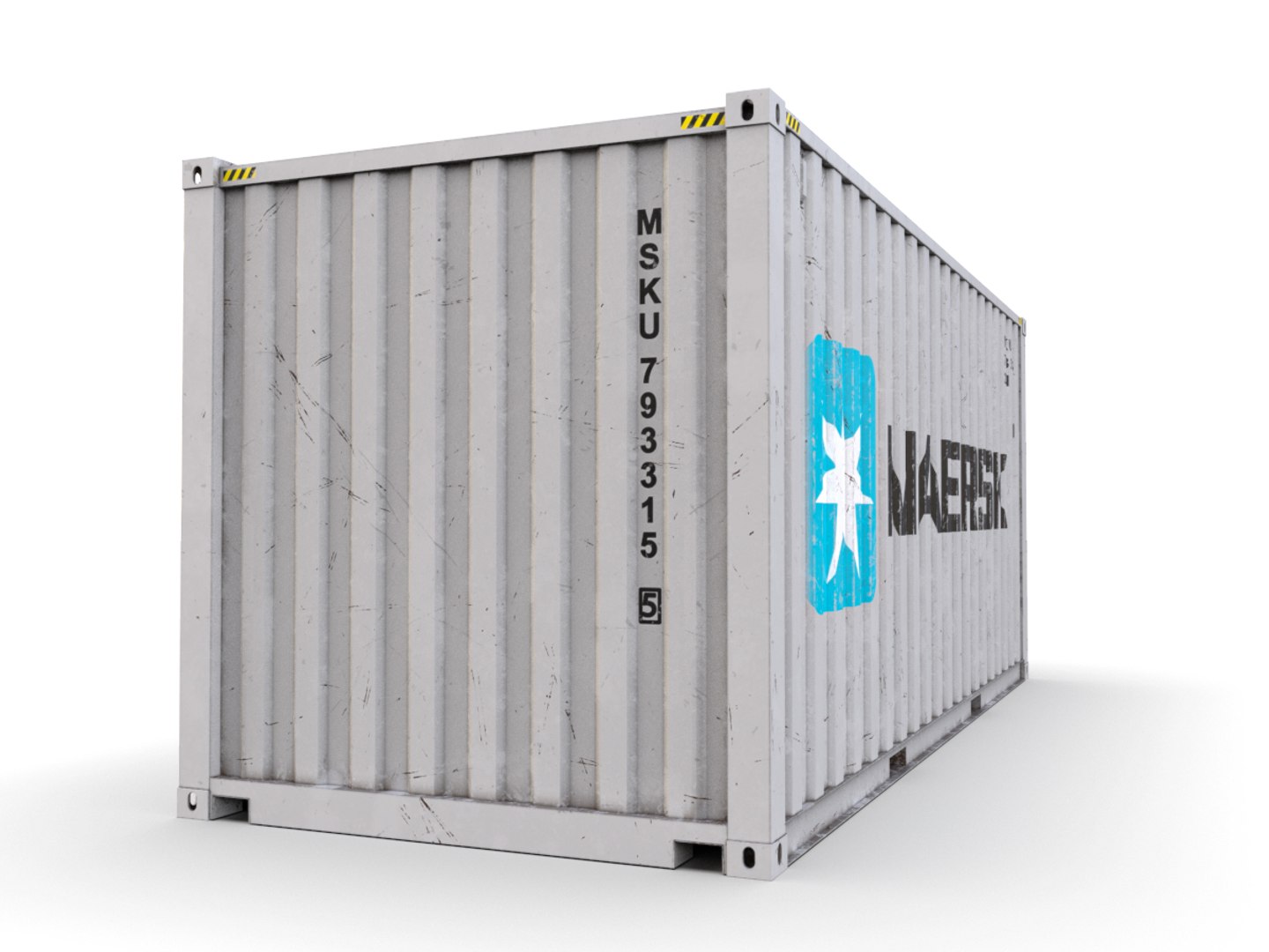 Shipping Container Maersk 20 3D - TurboSquid 1639210