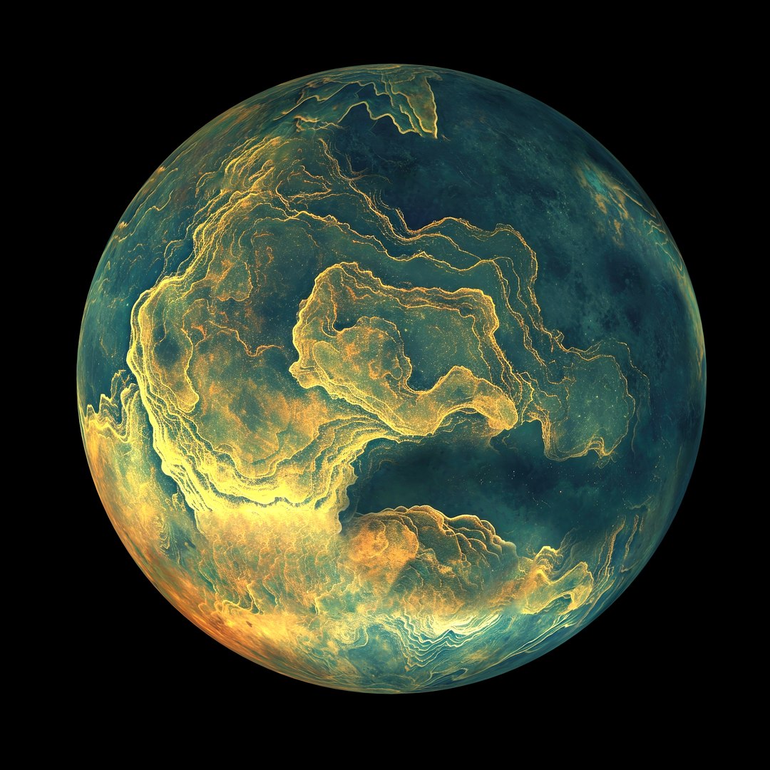 Alien Pandora Solar System 2 3D Model - TurboSquid 2174279