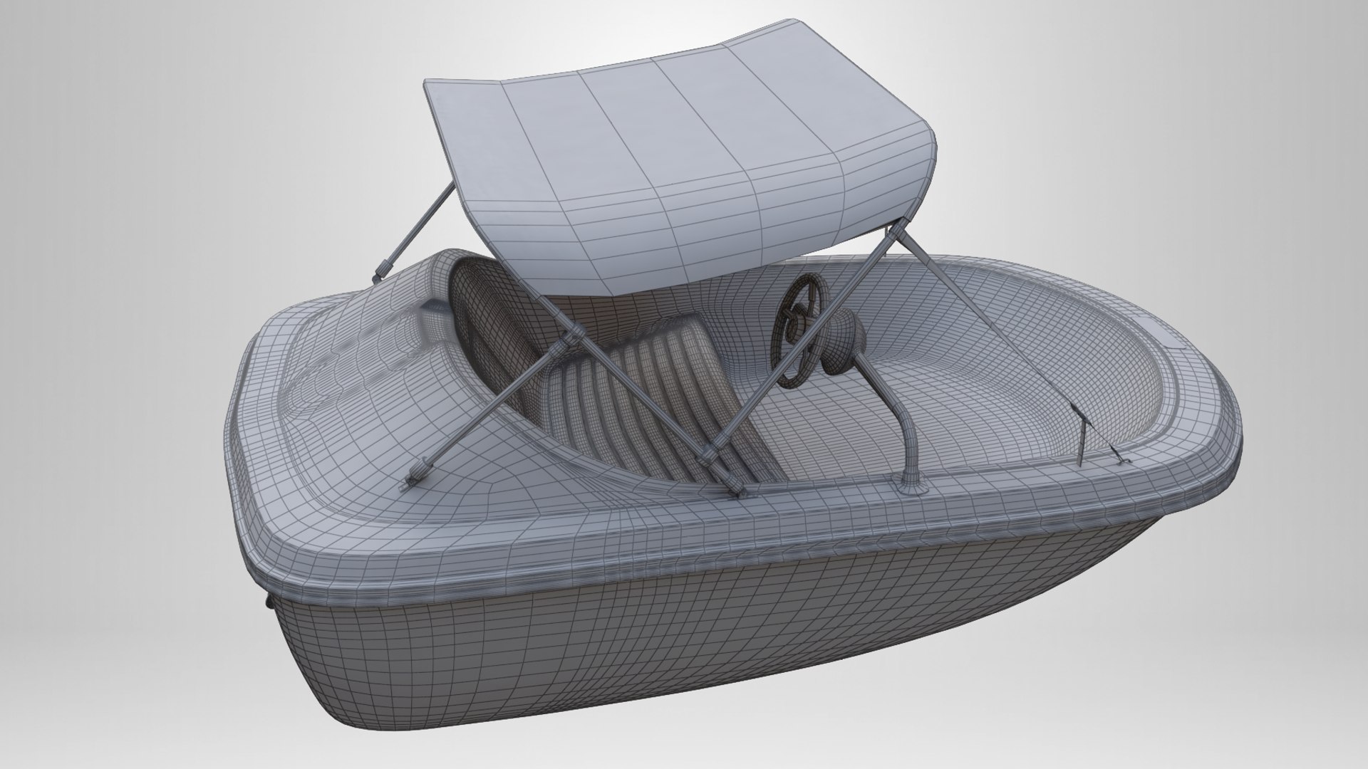 Electro boat 3D model - TurboSquid 1661339