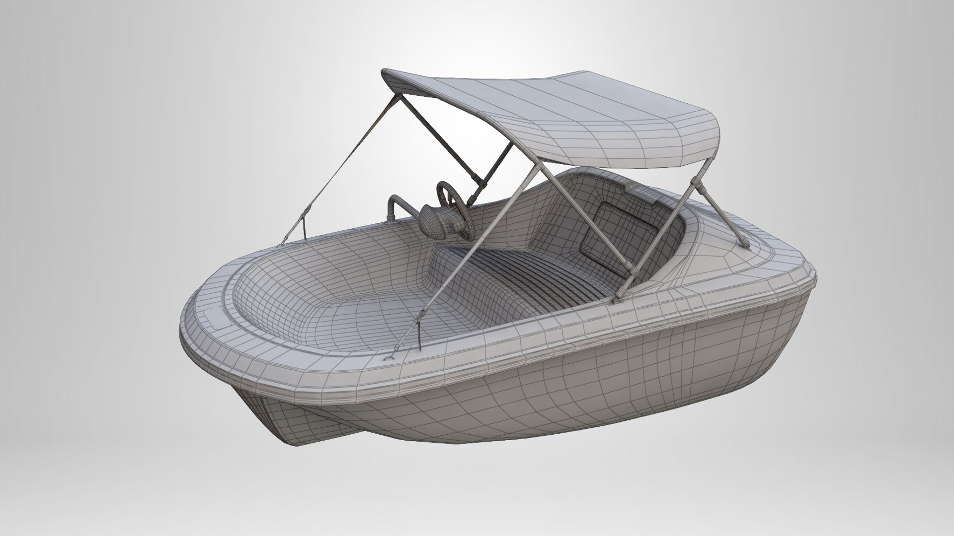 Electro boat 3D model - TurboSquid 1661339