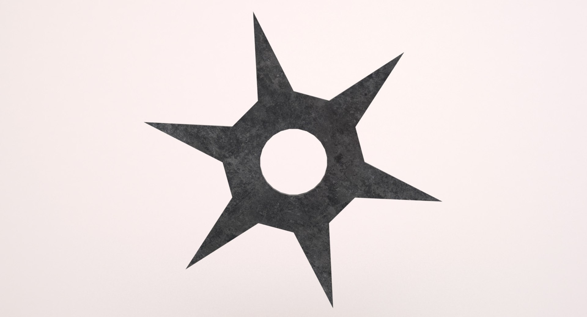 Roppo Throwing Star 3D Model - TurboSquid 1426554