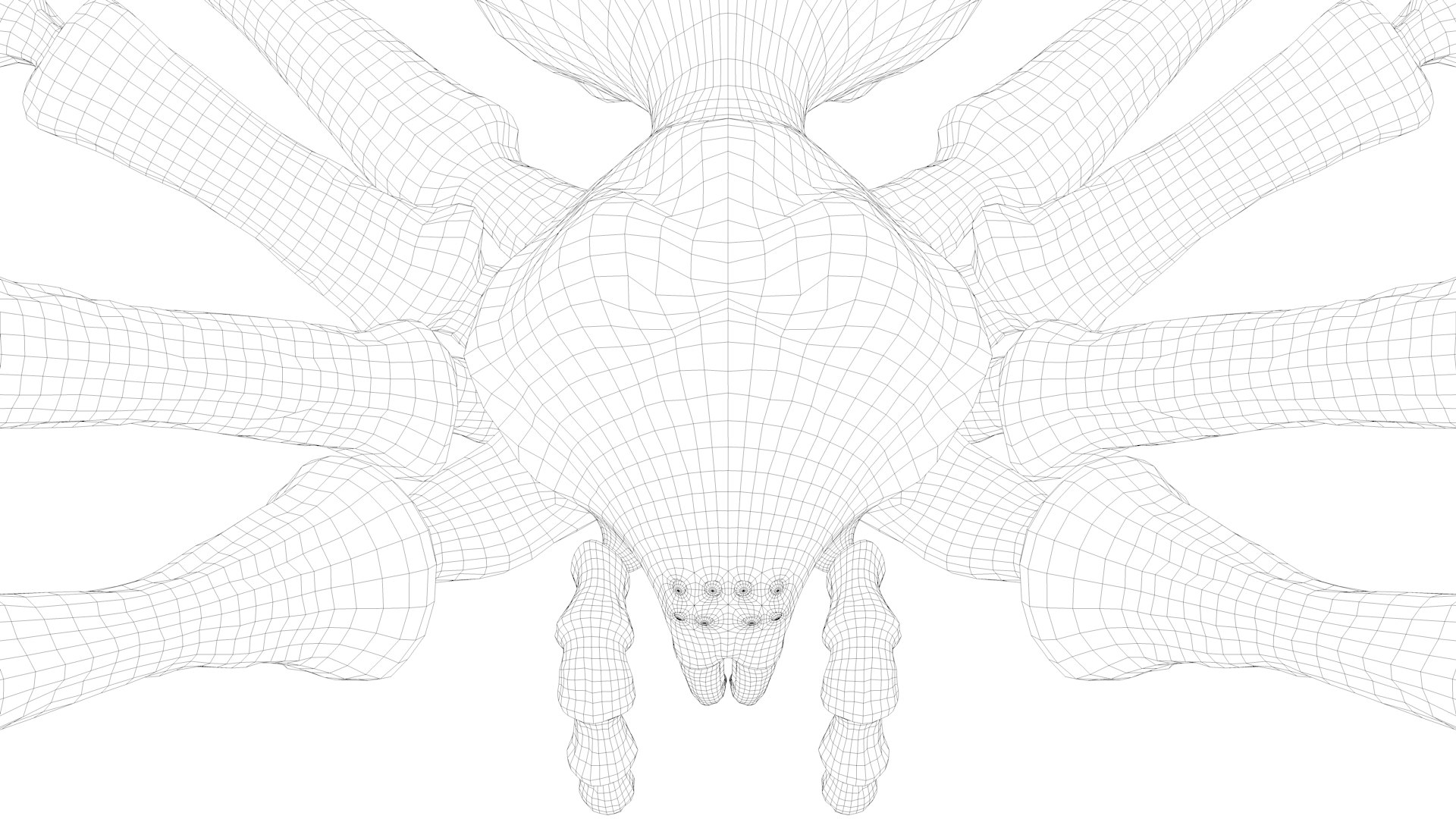 3D Scary Black Widow Spider Model - TurboSquid 2030887